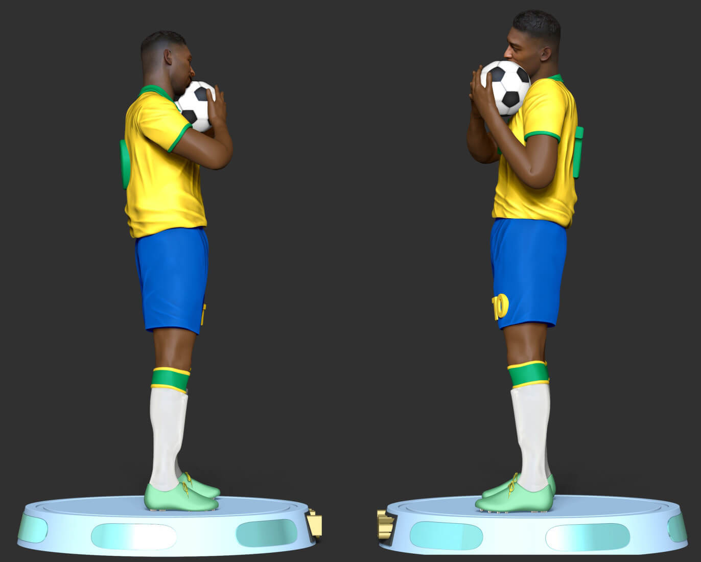 Legend Pele - 3D Model by Bon Bon Art