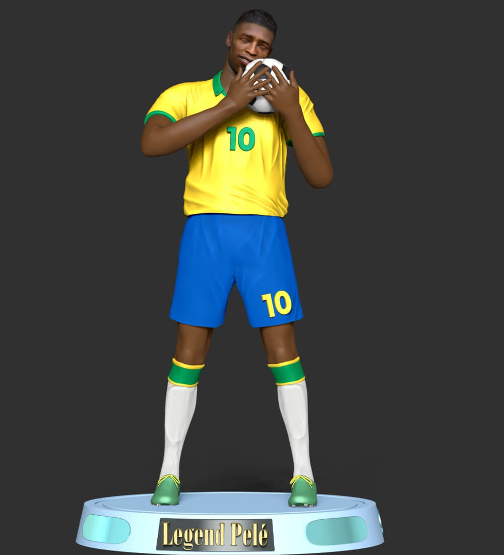 Legend Pele - 3D Model by Bon Bon Art