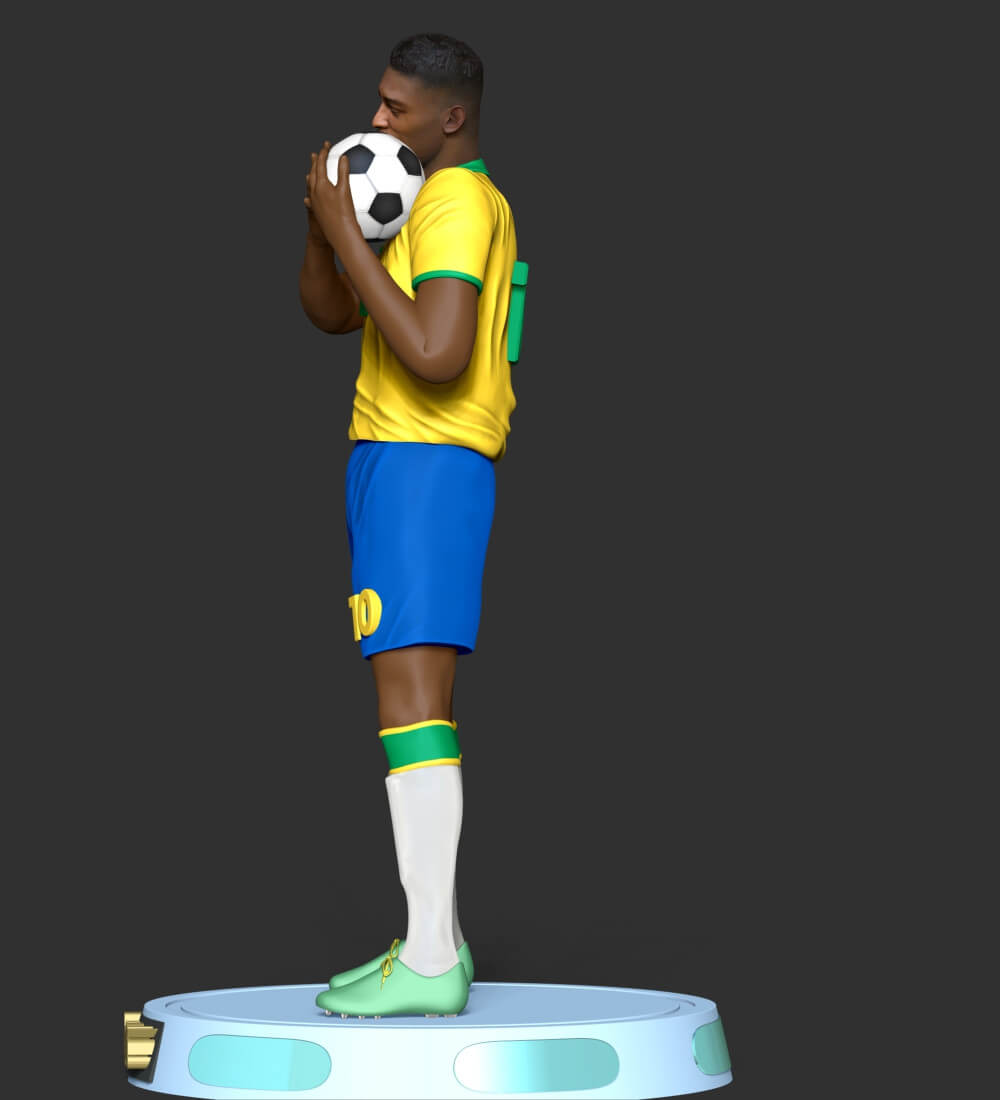 Legend Pele - 3D Model by Bon Bon Art