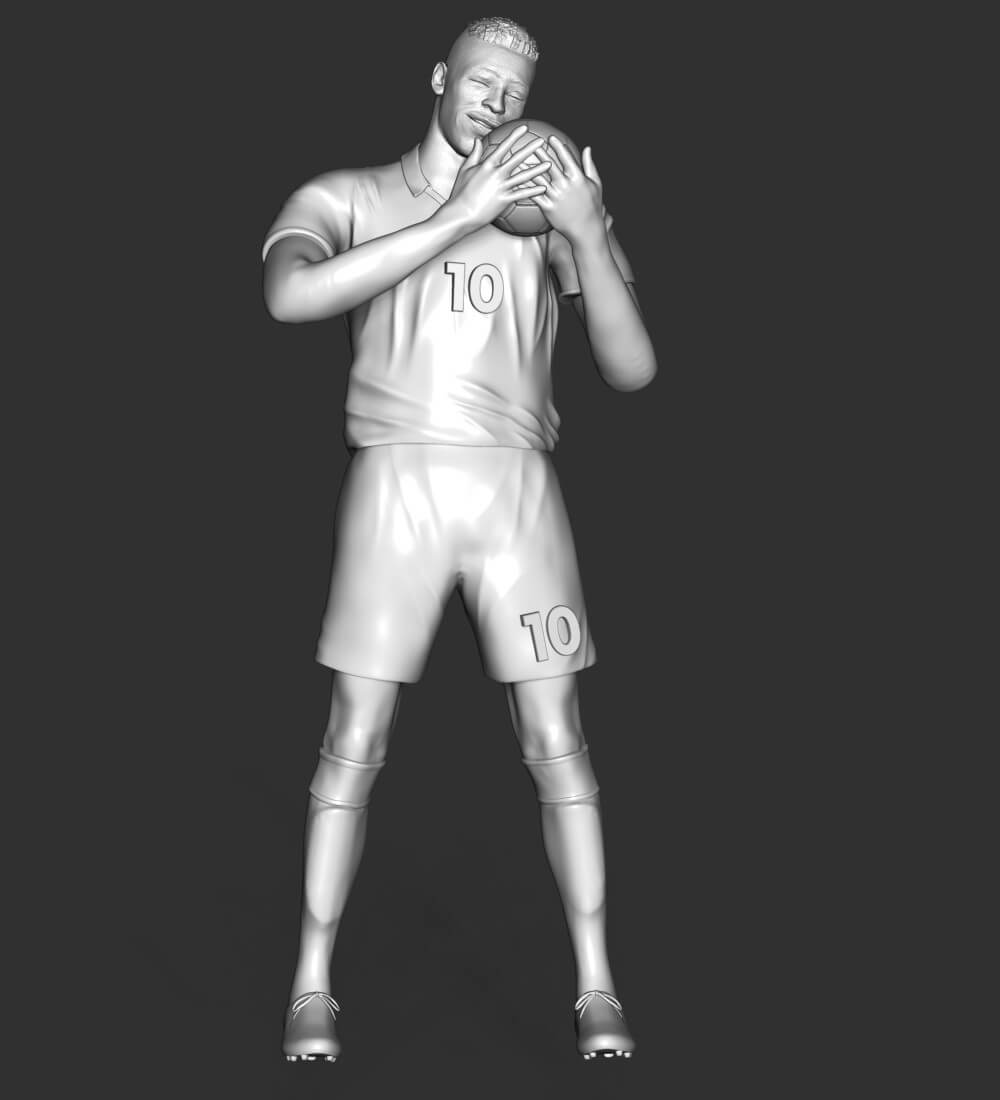 Legend Pele - 3D Model by Bon Bon Art