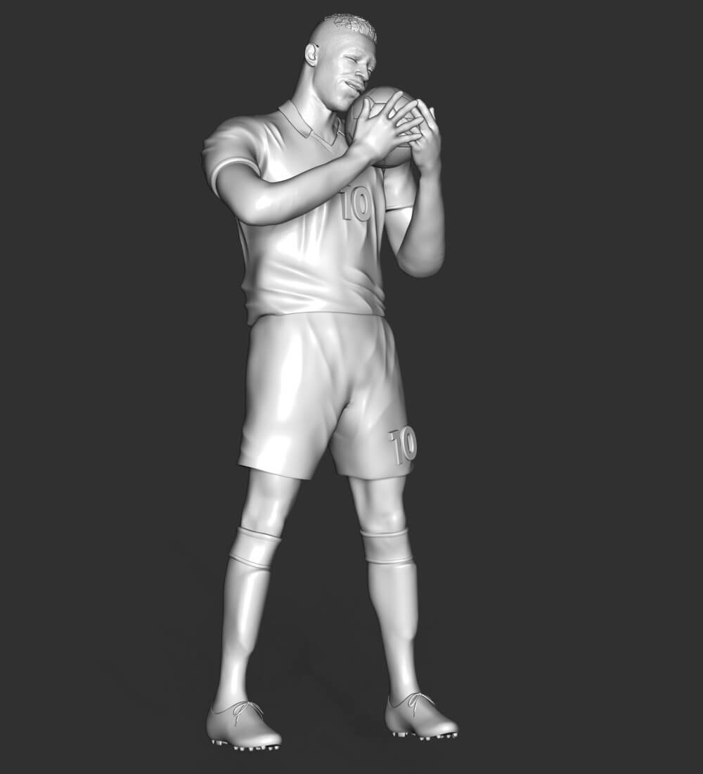 Legend Pele - 3D Model by Bon Bon Art