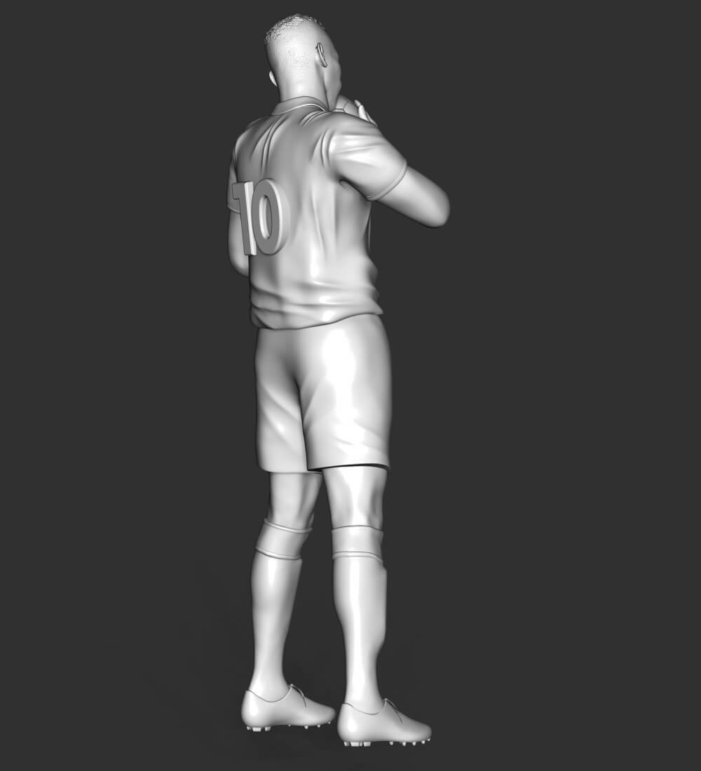 Legend Pele - 3D Model by Bon Bon Art