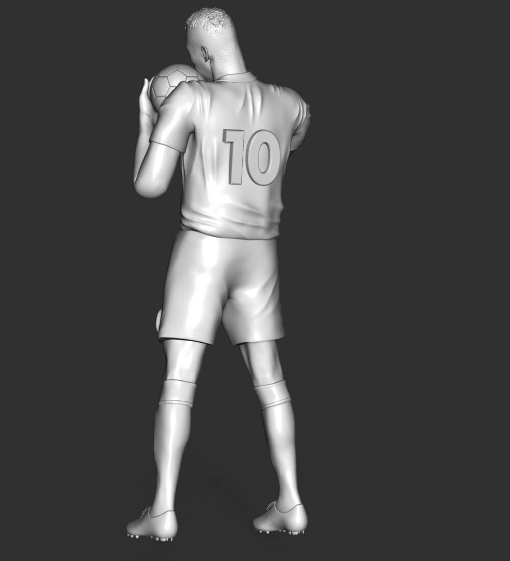 Legend Pele - 3D Model by Bon Bon Art