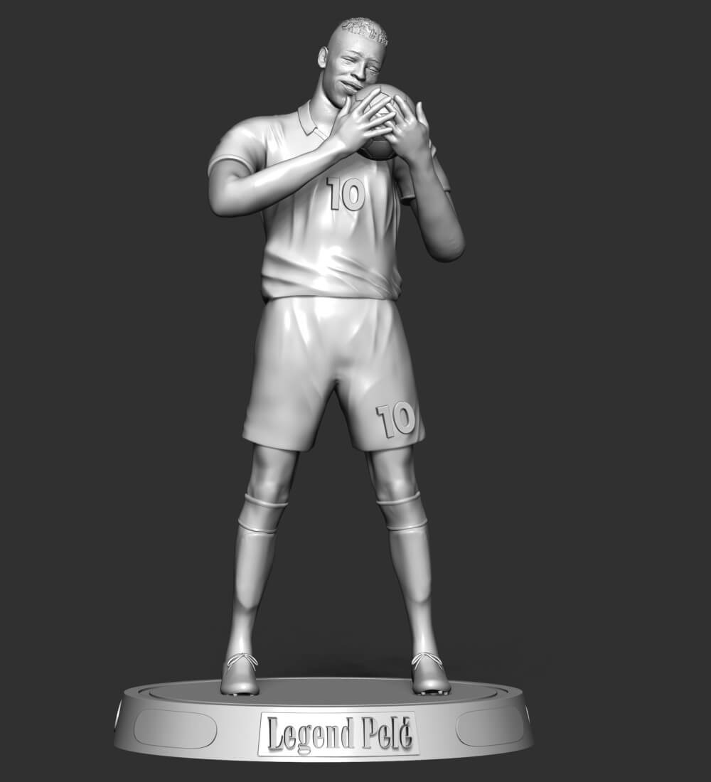Legend Pele - 3D Model by Bon Bon Art