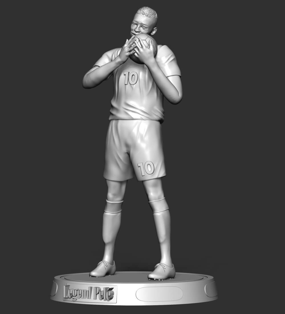 Legend Pele - 3D Model by Bon Bon Art