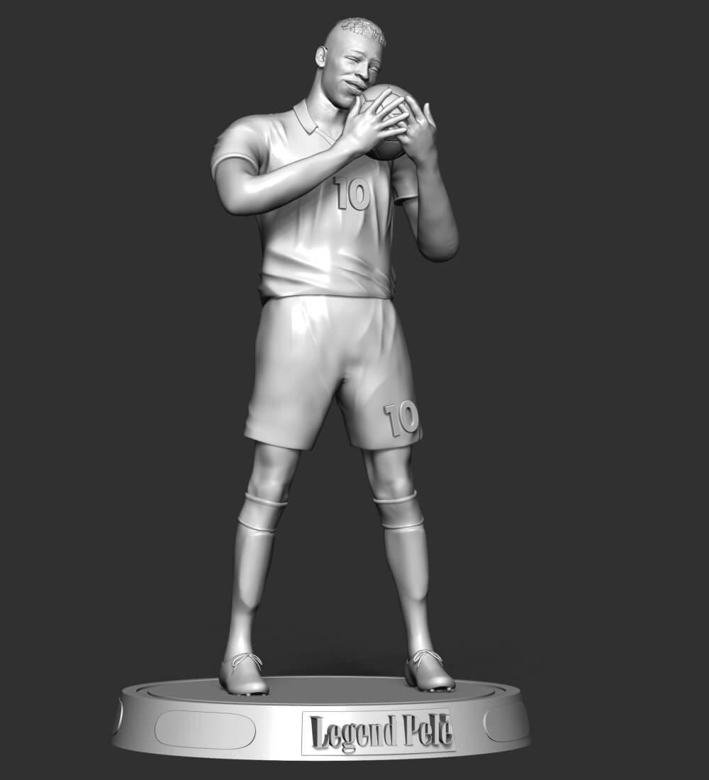 Legend Pele - 3D Model by Bon Bon Art
