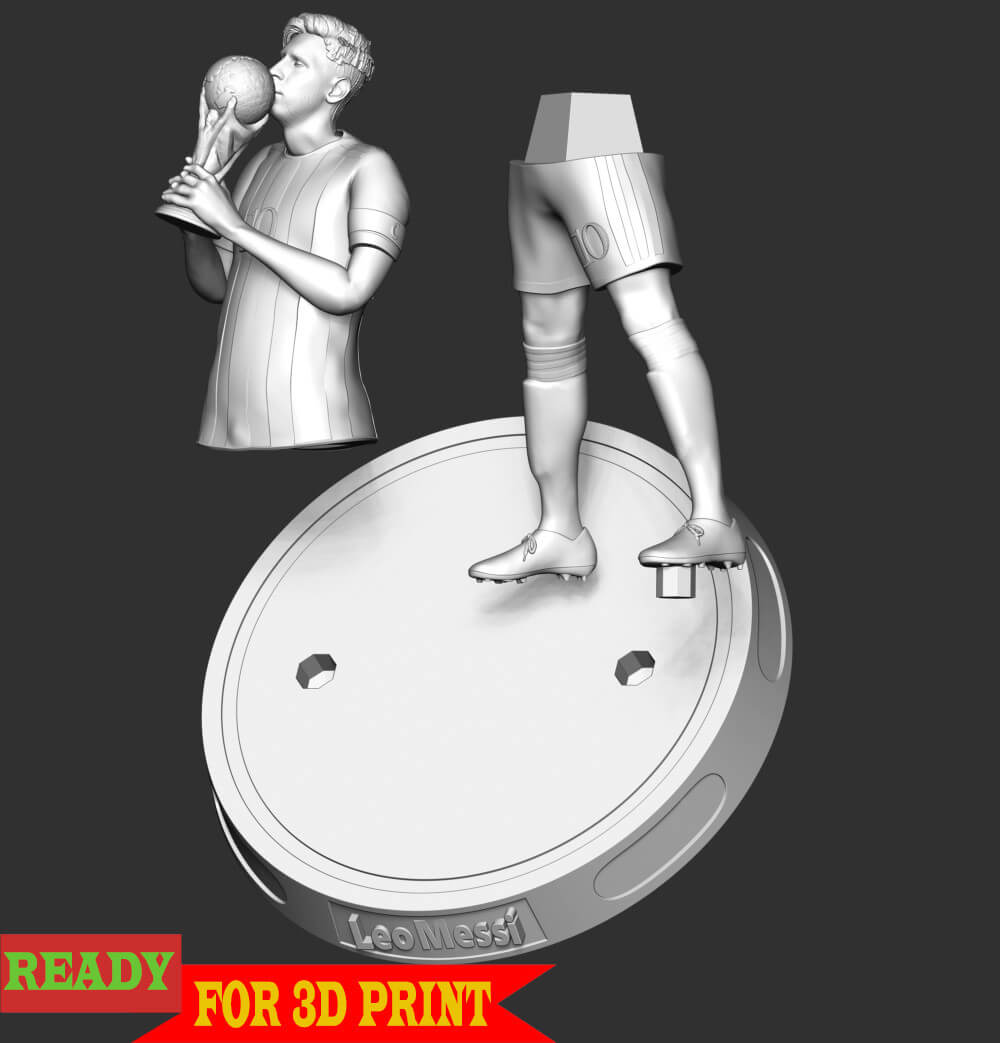 Lionel Messi - 3D Model by Bon Bon Art