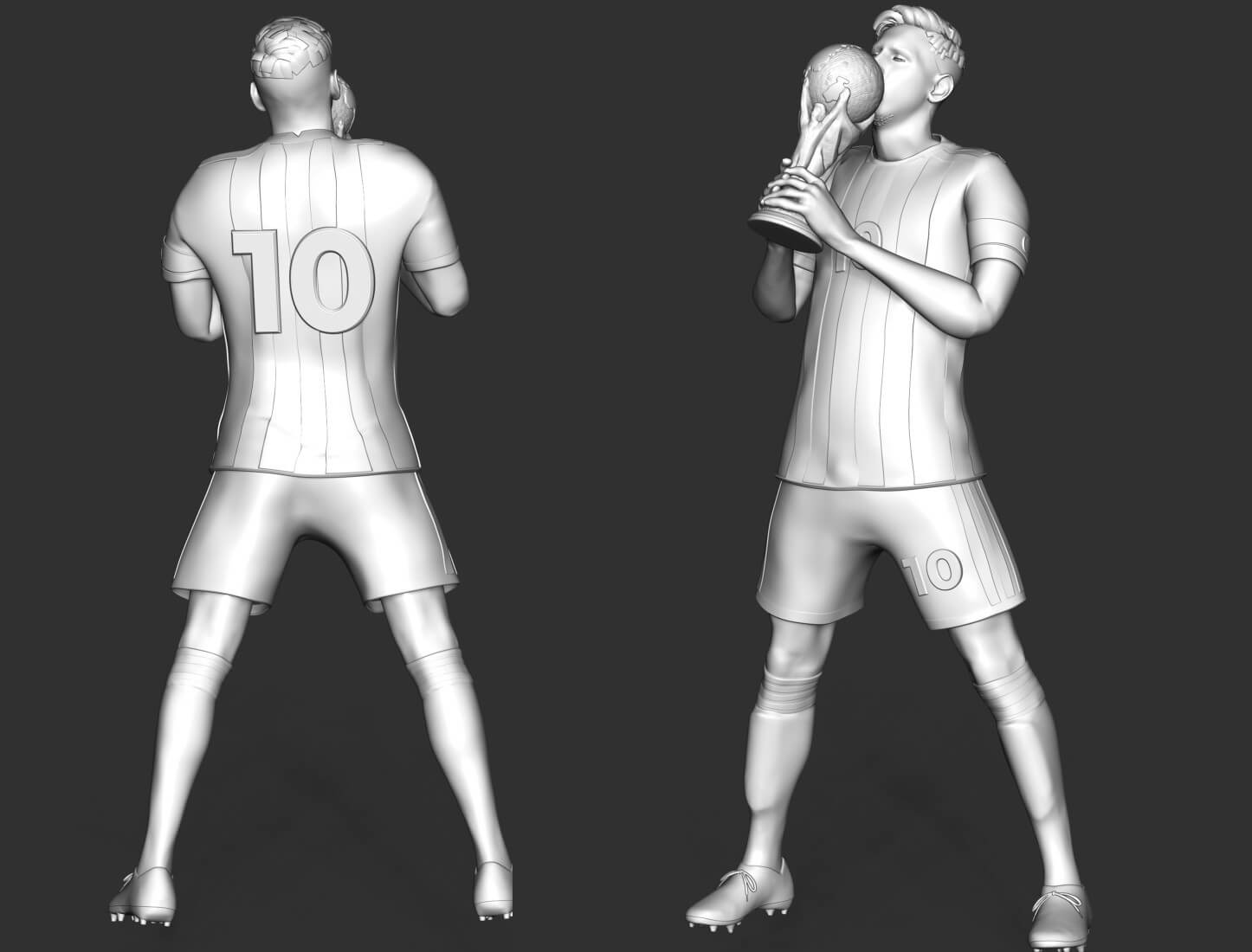 Lionel Messi - 3D Model by Bon Bon Art