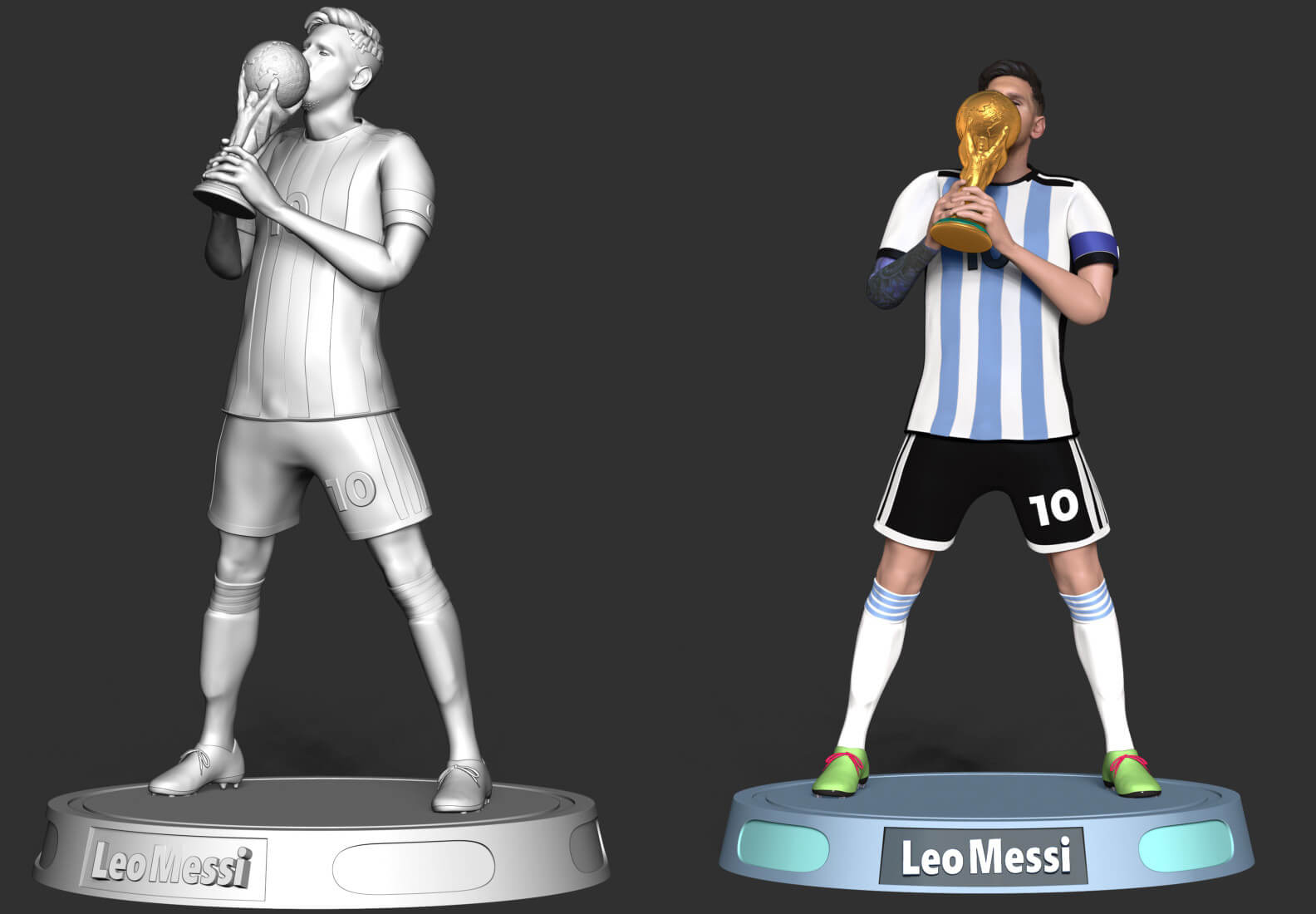 Lionel Messi - 3D Model by Bon Bon Art