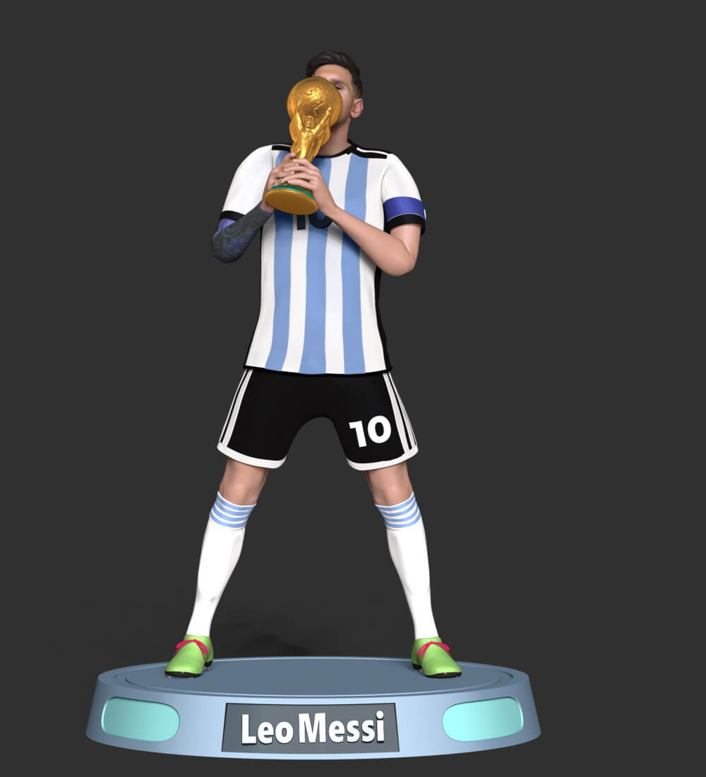 Lionel Messi - 3D Model by Bon Bon Art