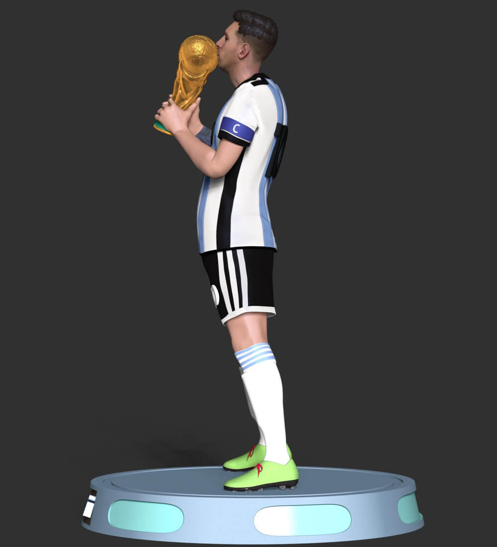 Lionel Messi - 3D Model by Bon Bon Art