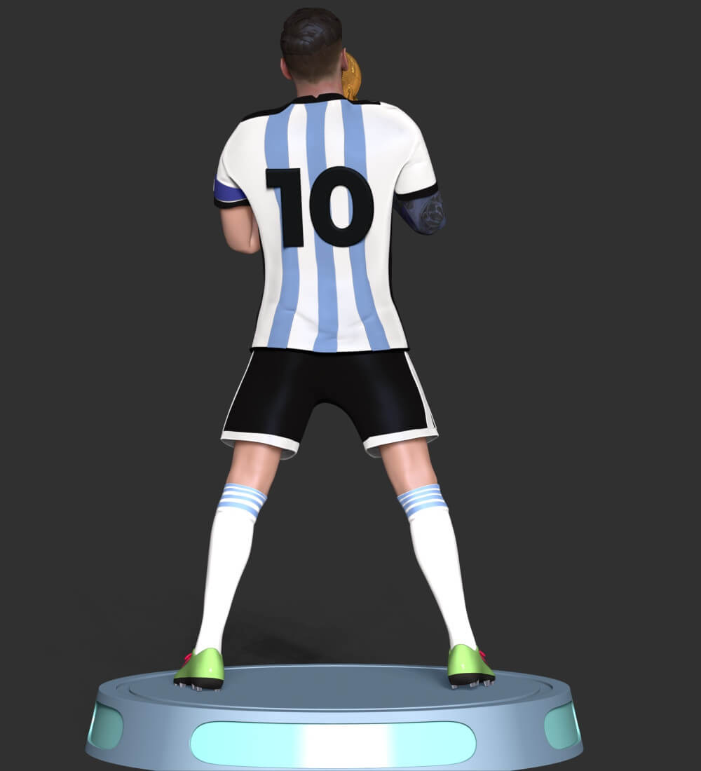 Lionel Messi - 3D Model by Bon Bon Art