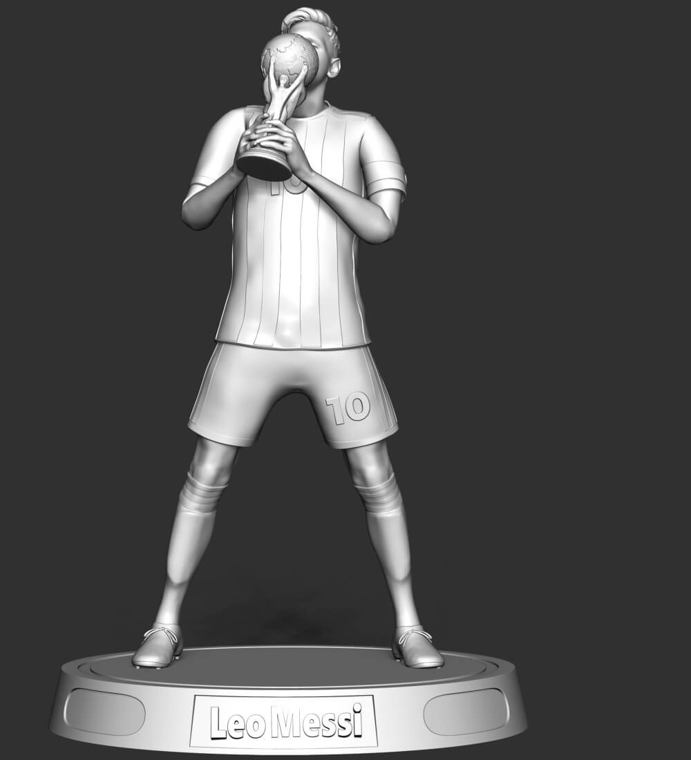 Lionel Messi - 3D Model by Bon Bon Art