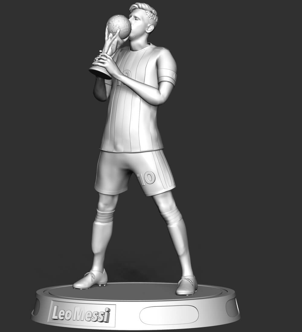 Lionel Messi - 3D Model by Bon Bon Art