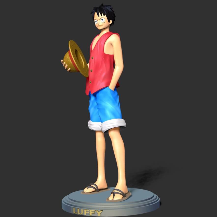 Luffy - One Piece 3D Model by Bon Bon Art