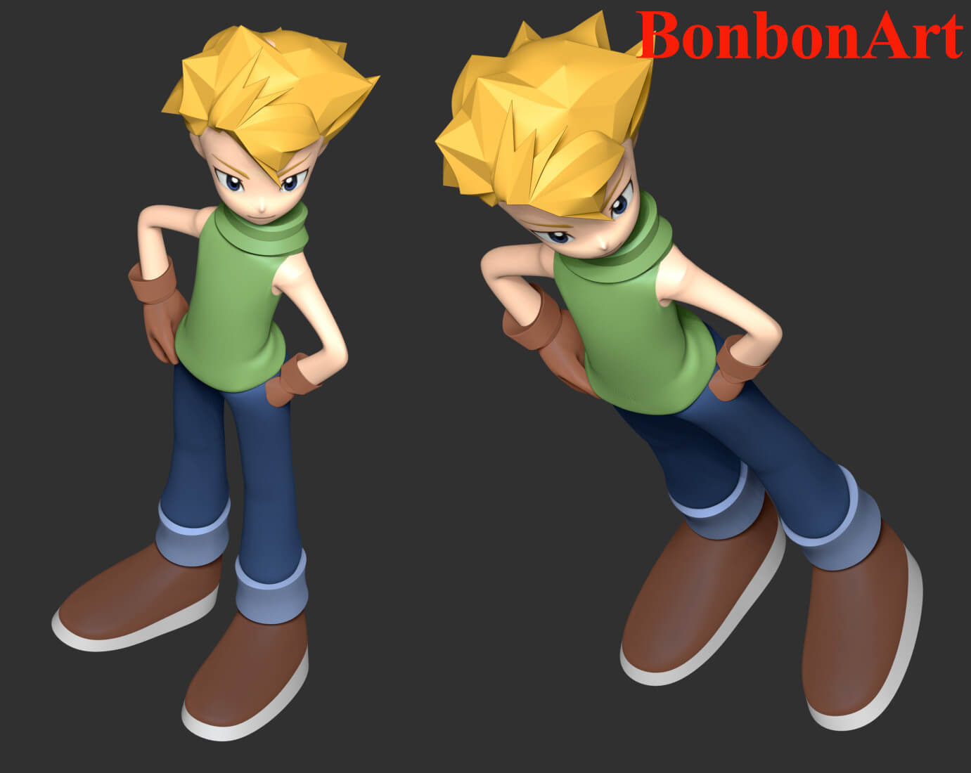 Matt Ishida - Digimon Adventure 3D Print Model by Bon Bon Art