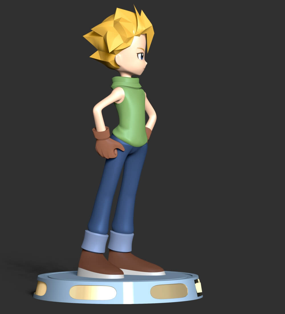 Matt Ishida - Digimon Adventure 3D Model by Bon Bon Art
