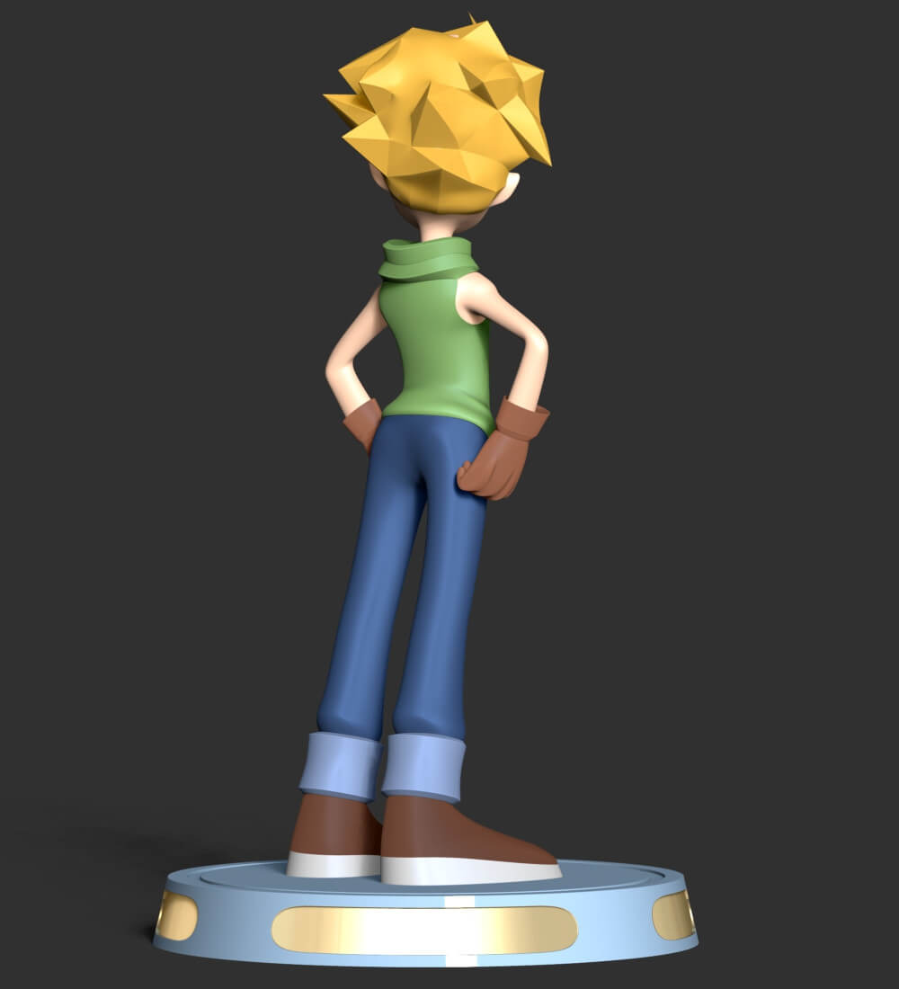 Matt Ishida - Digimon Adventure 3D Model by Bon Bon Art