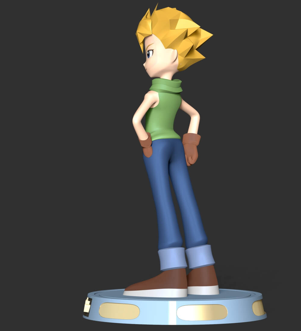 Matt Ishida - Digimon Adventure 3D Model by Bon Bon Art