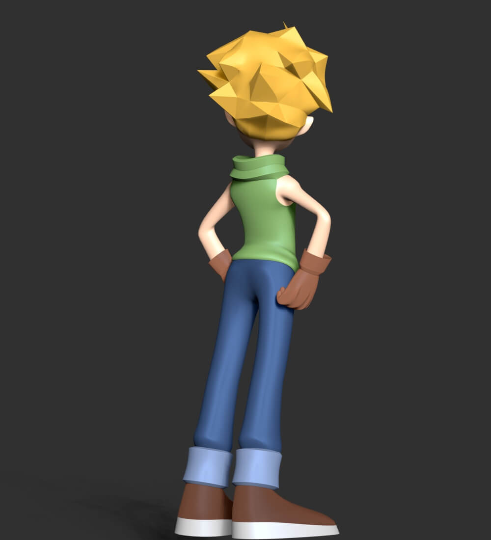 Matt Ishida - Digimon Adventure 3D Model by Bon Bon Art