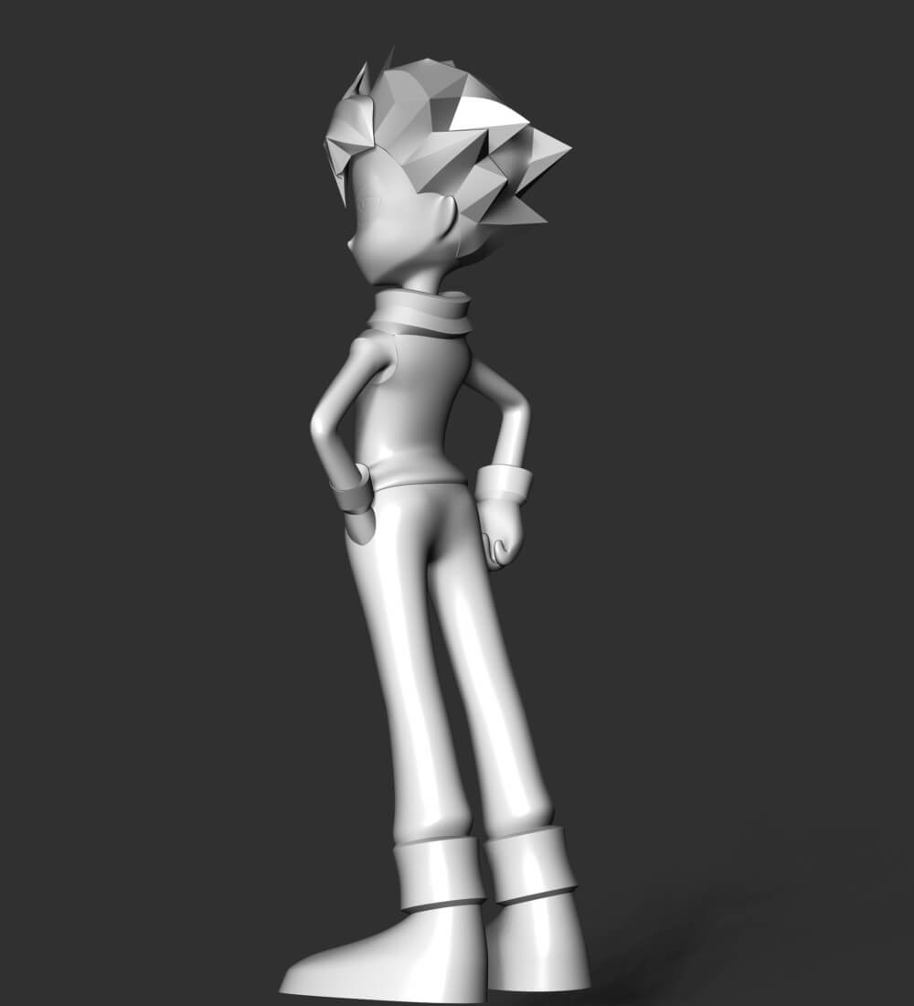 Matt Ishida - Digimon Adventure 3D Model by Bon Bon Art