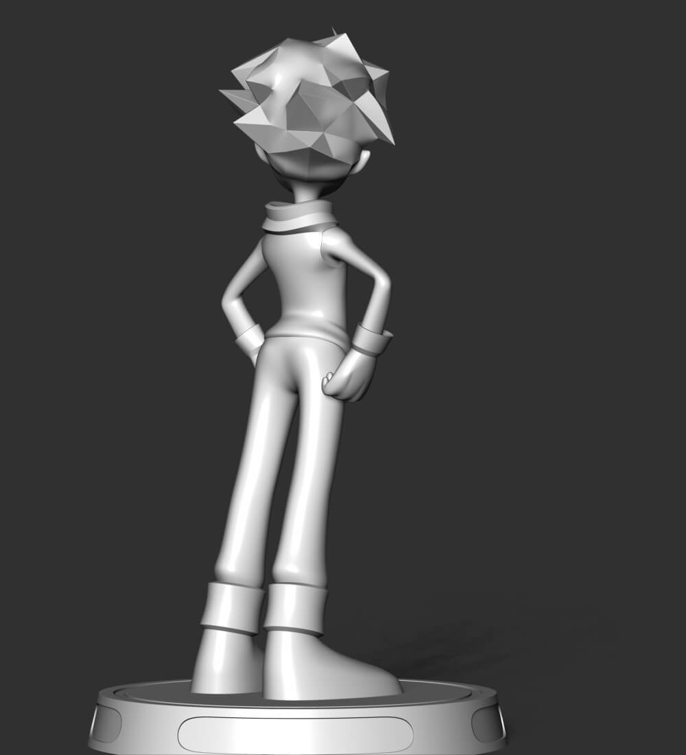 Matt Ishida - Digimon Adventure 3D Model by Bon Bon Art