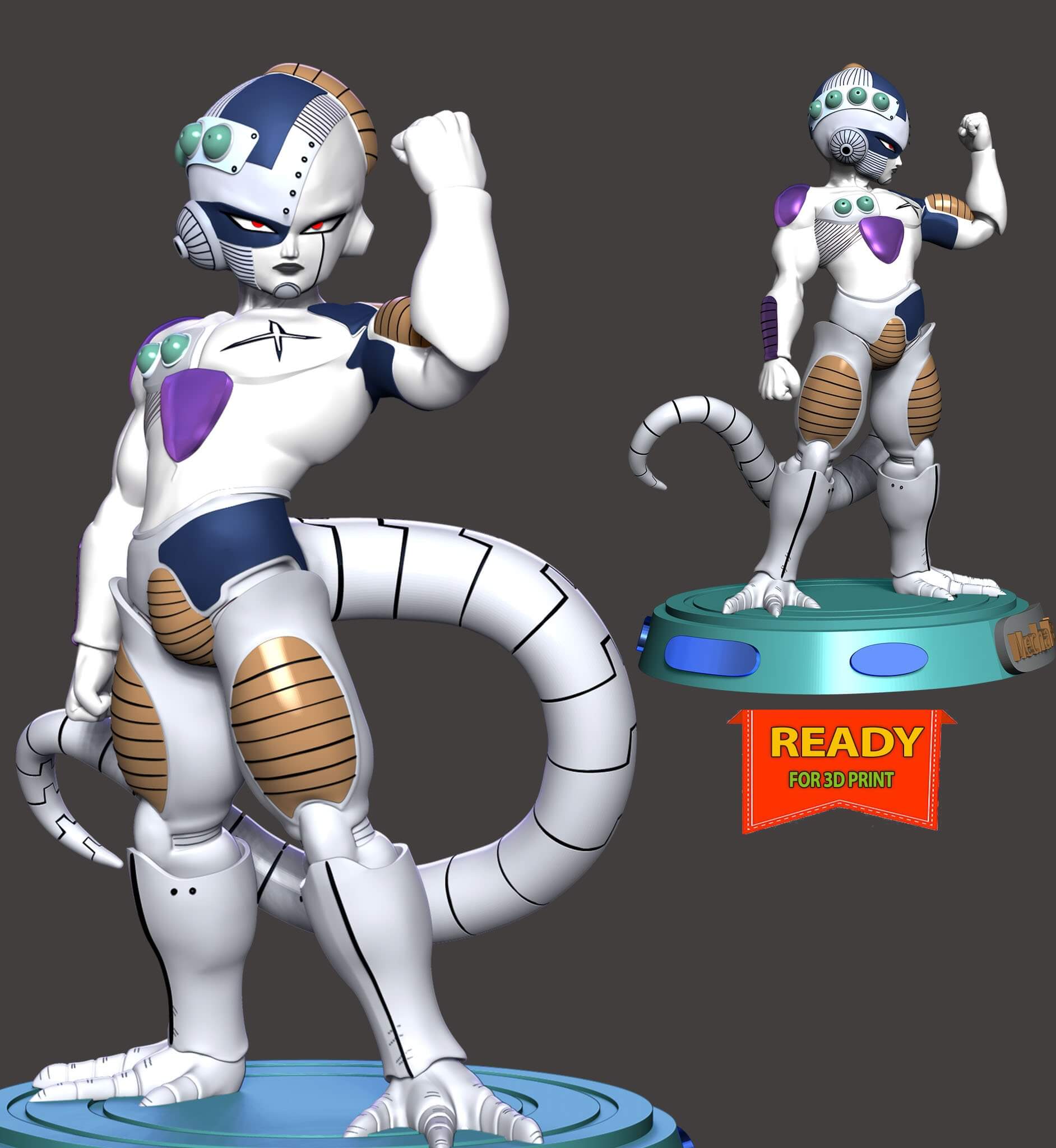 Mecha Frieza - Dragon Ball 3D Model by Bon Bon Art