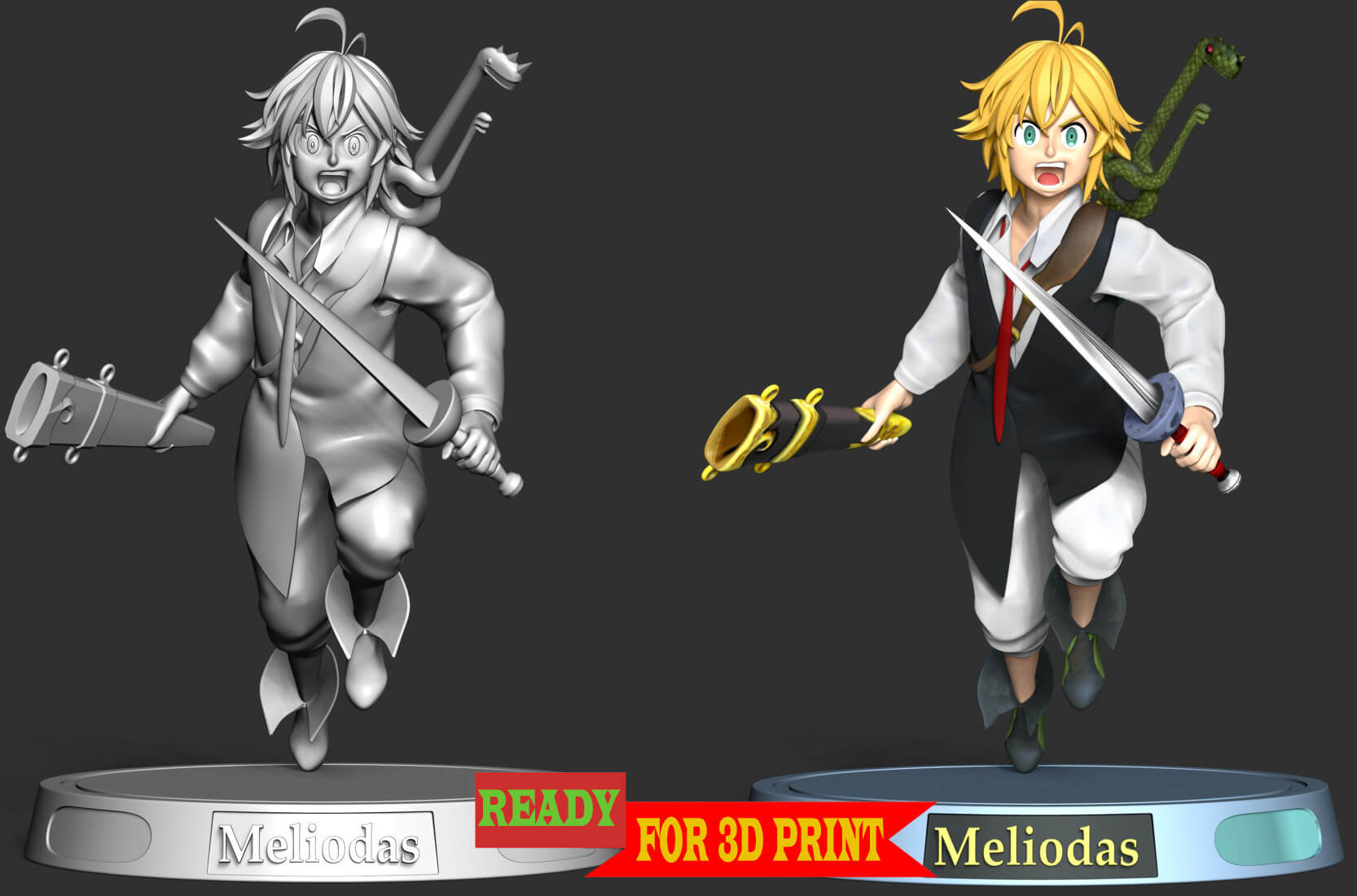 Meliodas - 3D Model by Bon Bon Art
