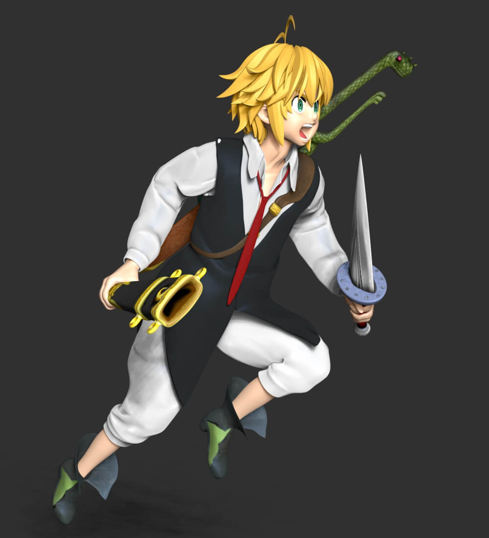 Meliodas - 3D Model by Bon Bon Art