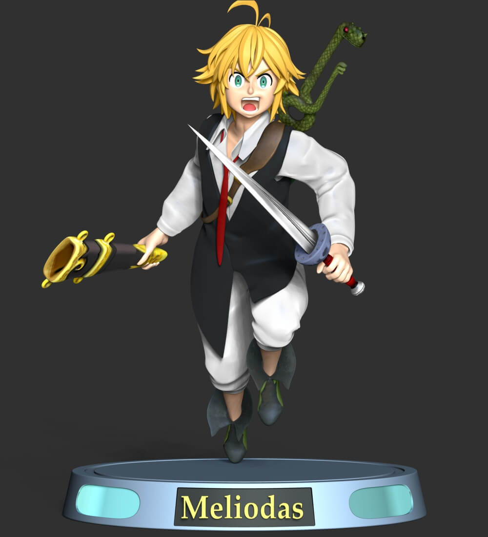 Meliodas - 3D Model by Bon Bon Art