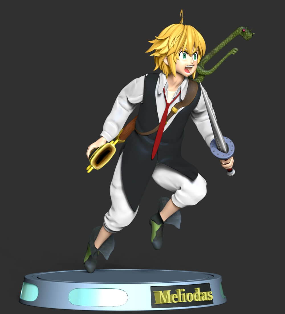 Meliodas - 3D Model by Bon Bon Art