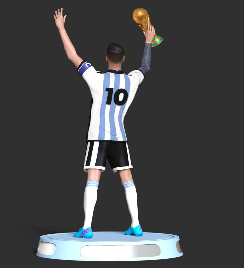 Messi - 3D Model by Bon Bon Art