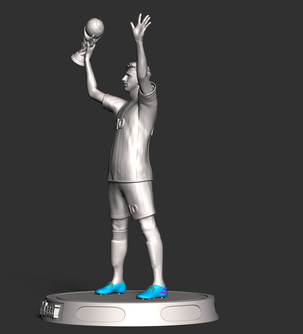 Messi - 3D Model by Bon Bon Art