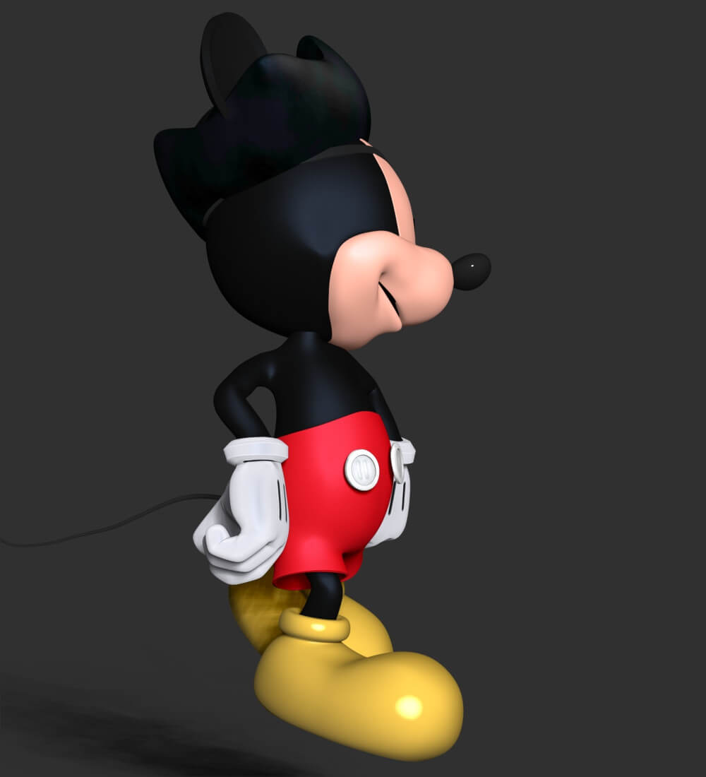 Mickey - Happy Halloween 3D Model by Bon Bon Art