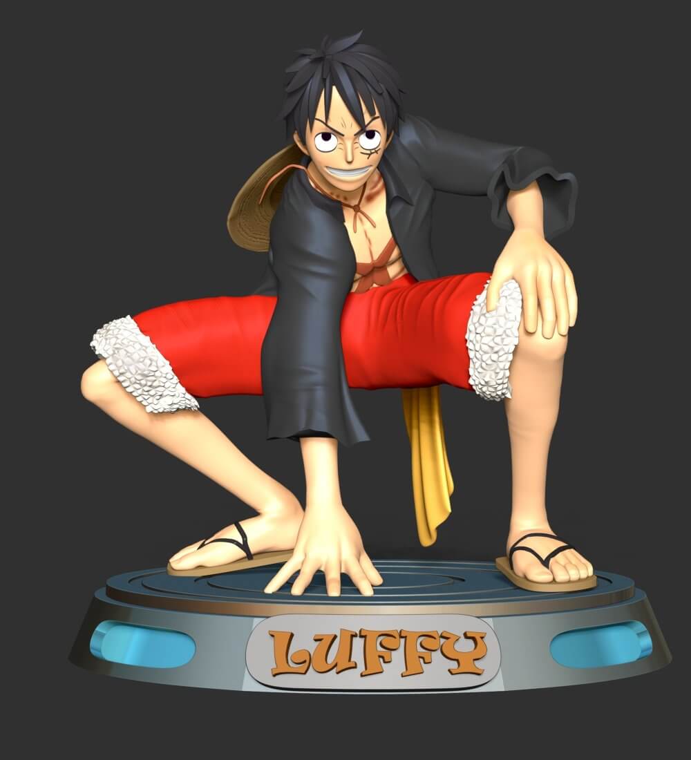 Monkey D. Luffy - One Piece 3D Model by Bon Bon Art