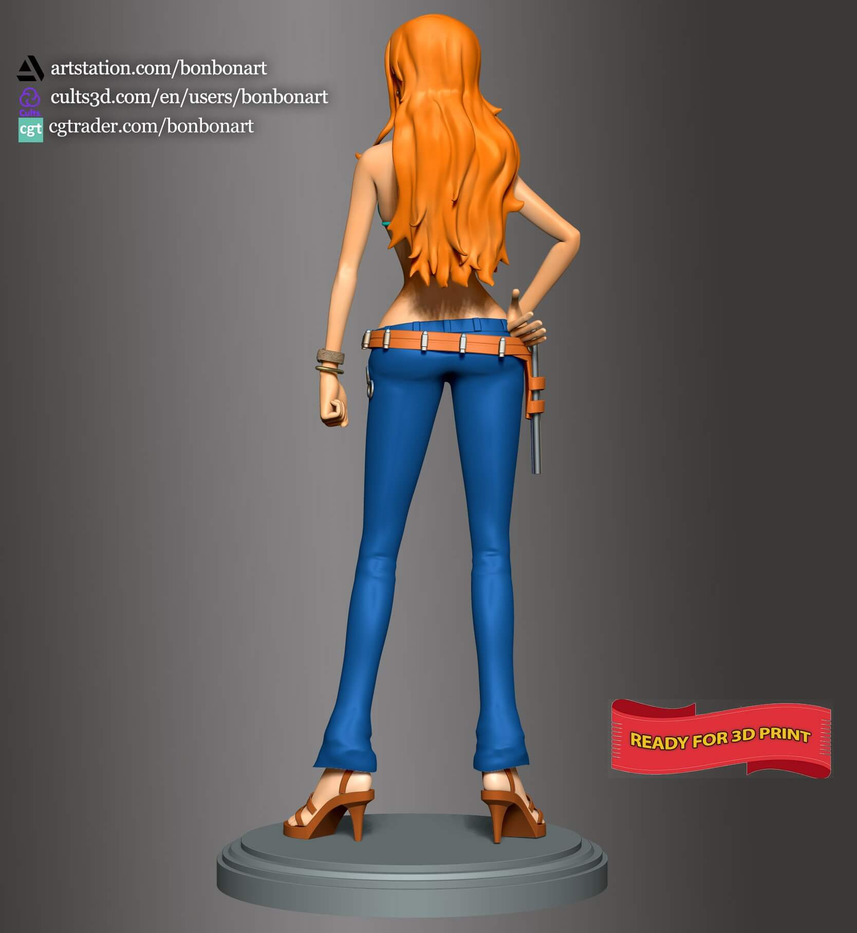 Nami - One Piece 3D Model by Bon Bon Art