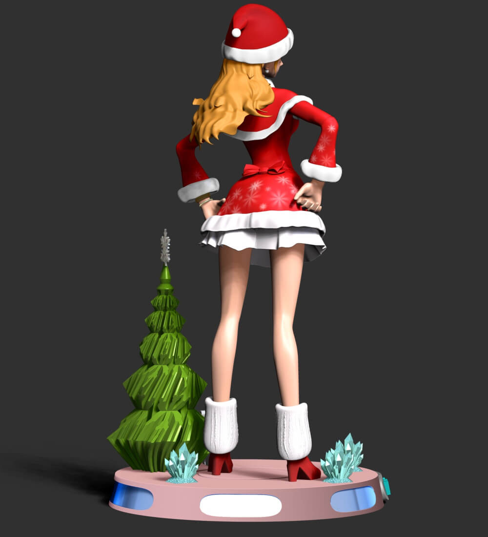 Nami Xmas - One Piece 3D Model by Bon Bon Art
