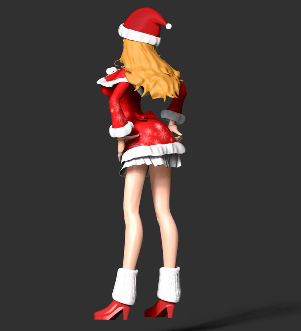 Nami Xmas - One Piece 3D Model by Bon Bon Art