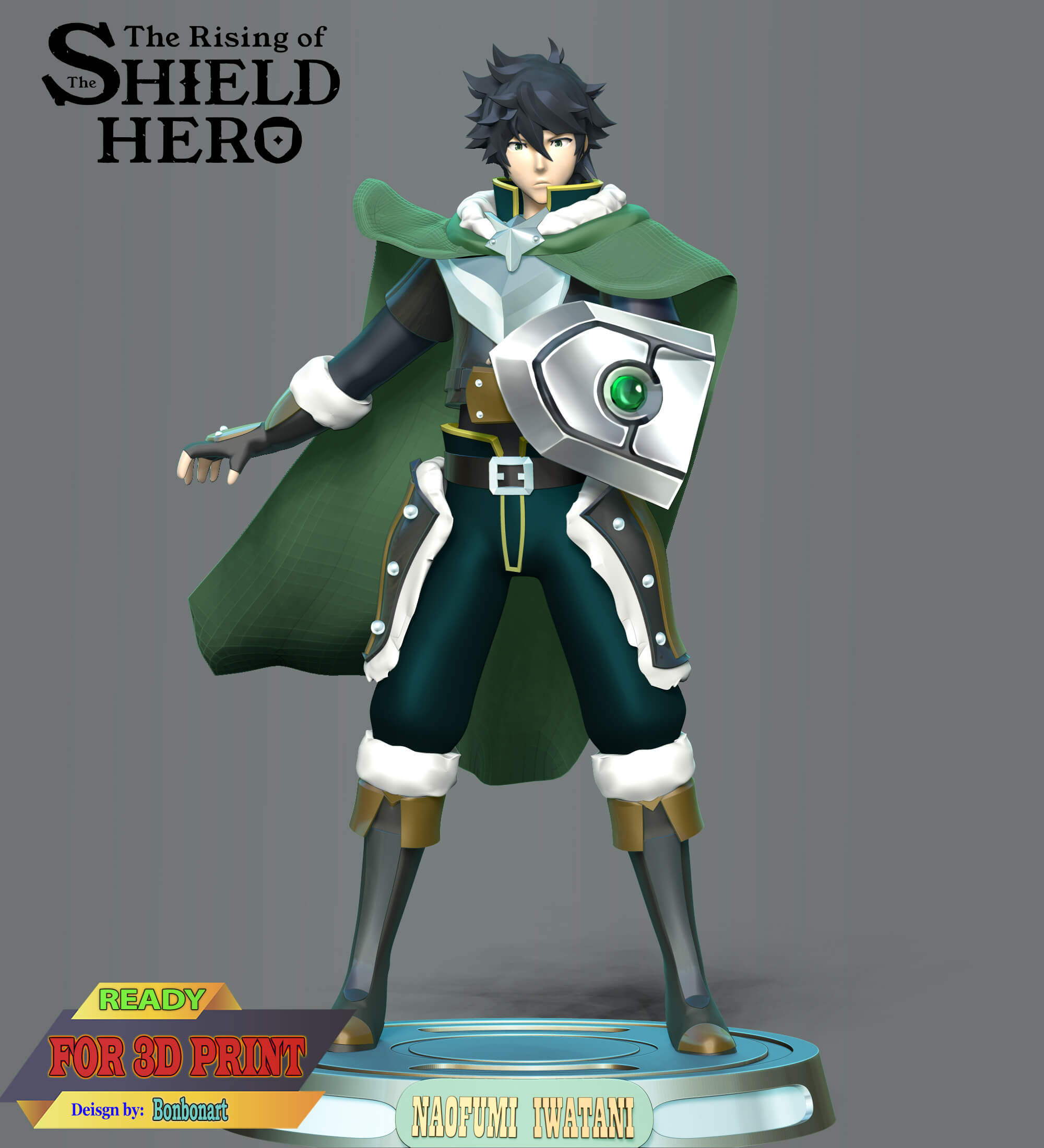 Naofumi Iwatani - RoTSH 3D Model by Bon Bon Art