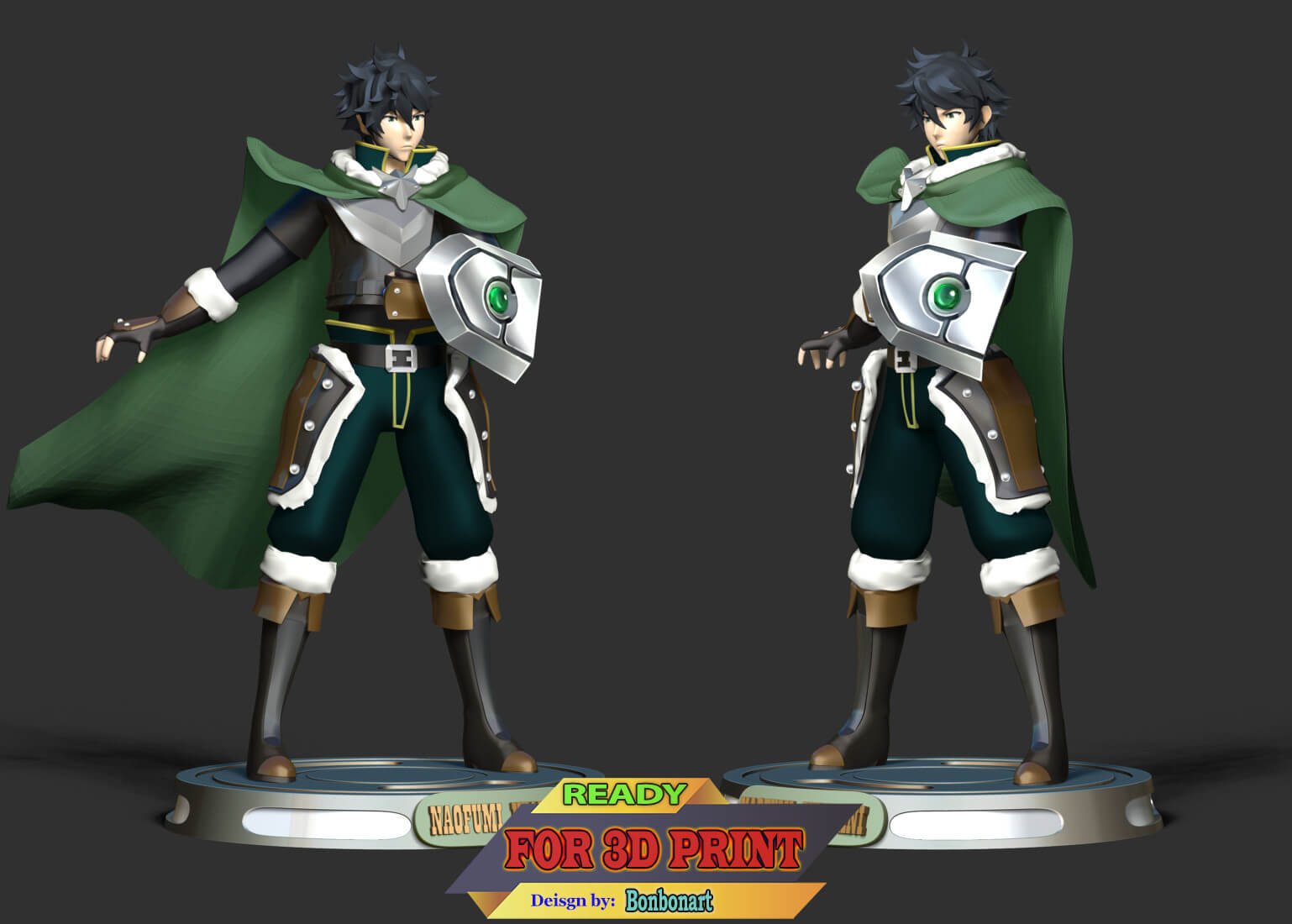 Naofumi Iwatani - RoTSH 3D Model by Bon Bon Art