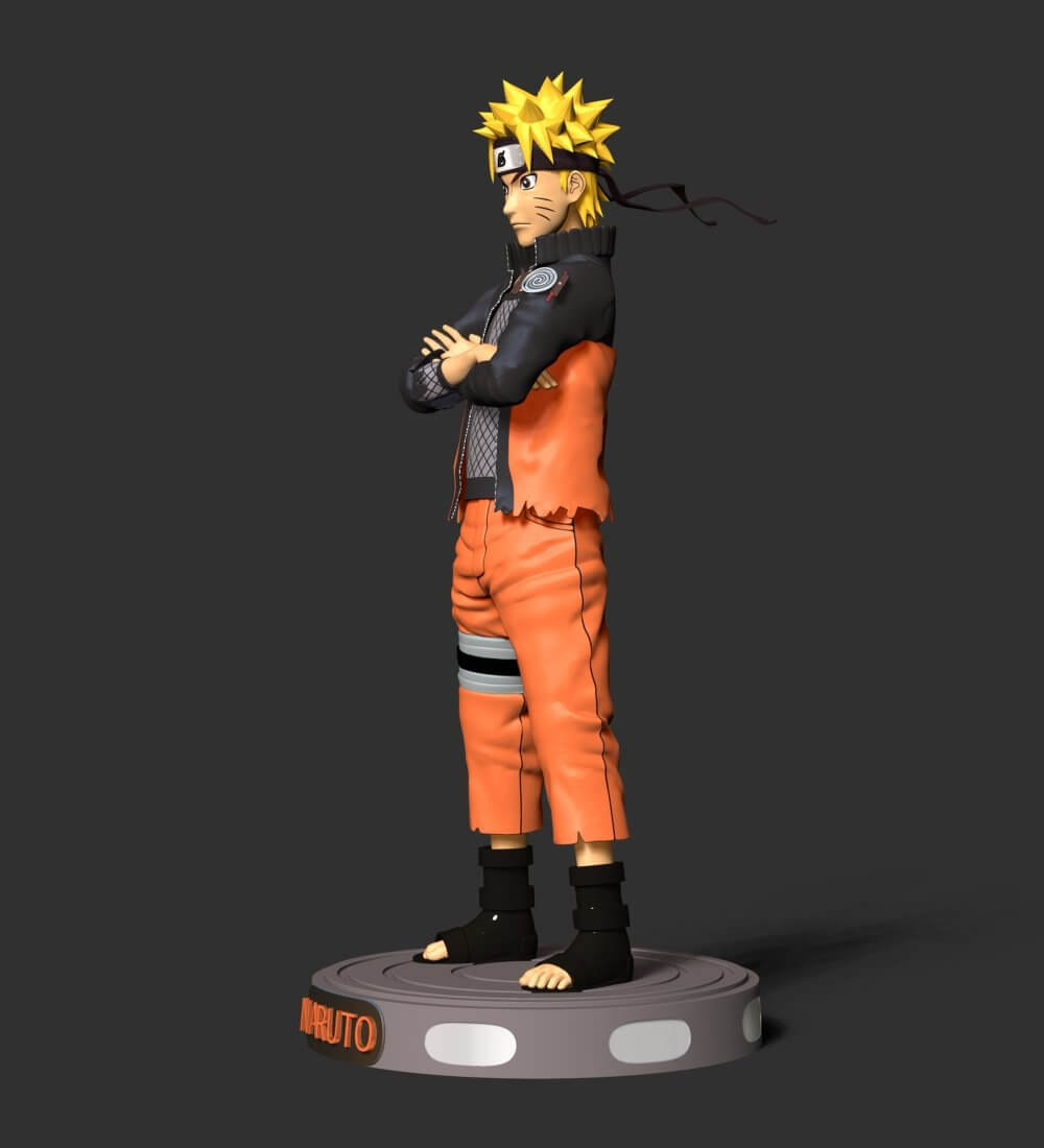 Naruto Fan Art - 3D Model by Bon Bon Art