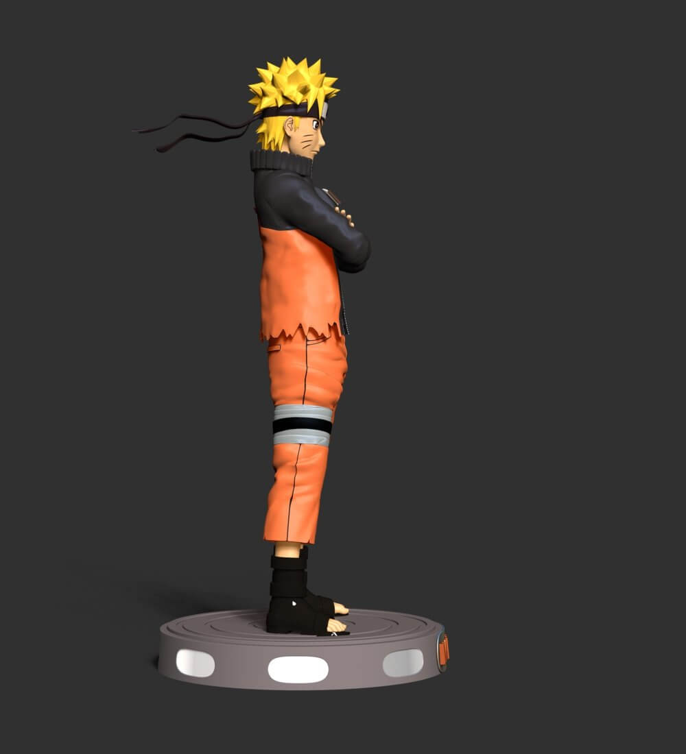 Naruto Fan Art - 3D Model by Bon Bon Art