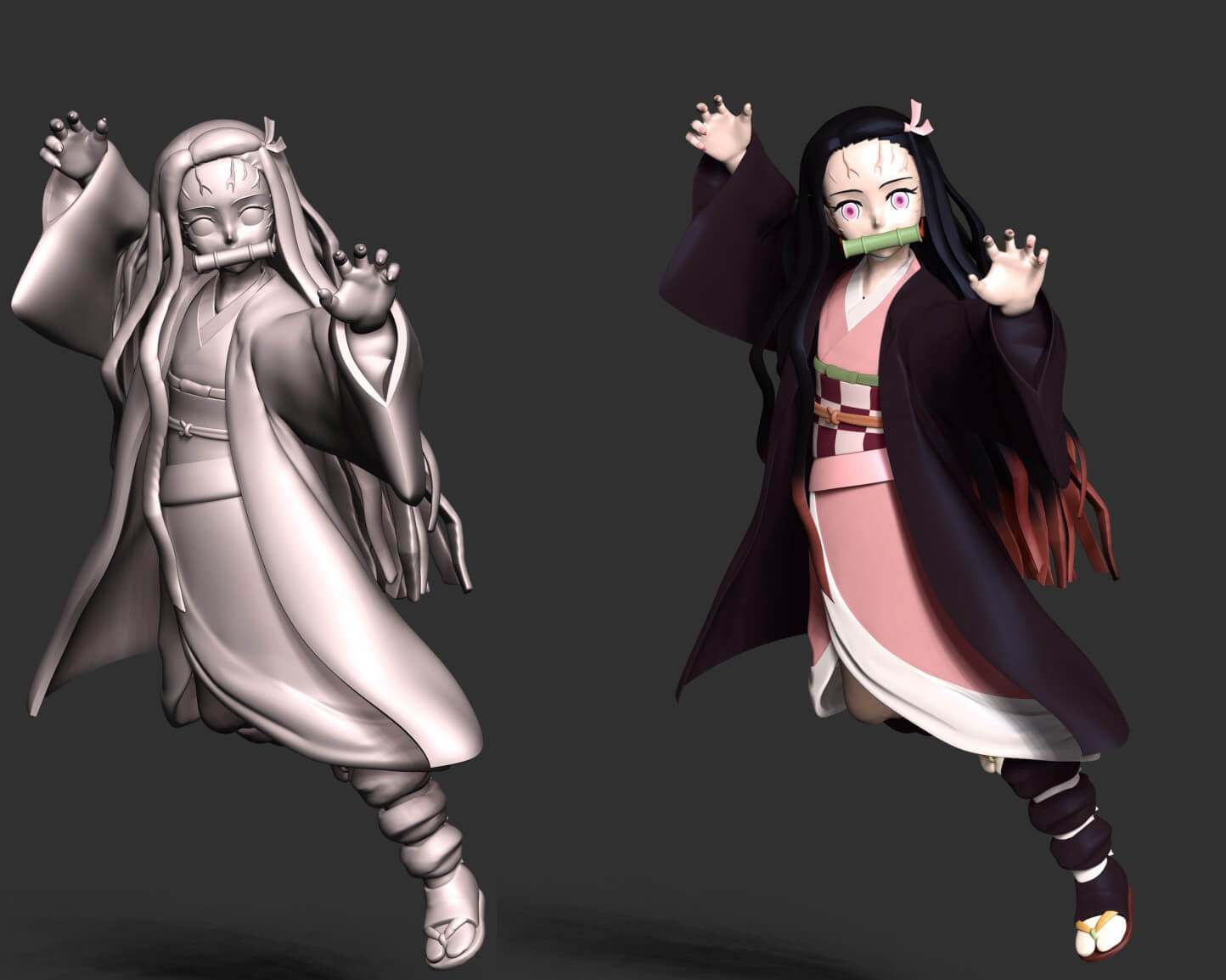 Nezuko - Demon Slayer Hinokami Chronicles 3D Model by Bon Bon Art