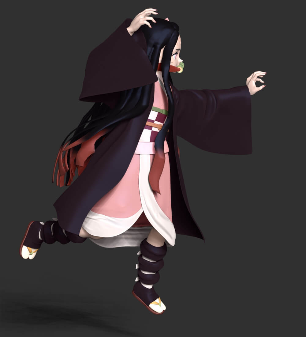 Nezuko - Demon Slayer Hinokami Chronicles 3D Model by Bon Bon Art