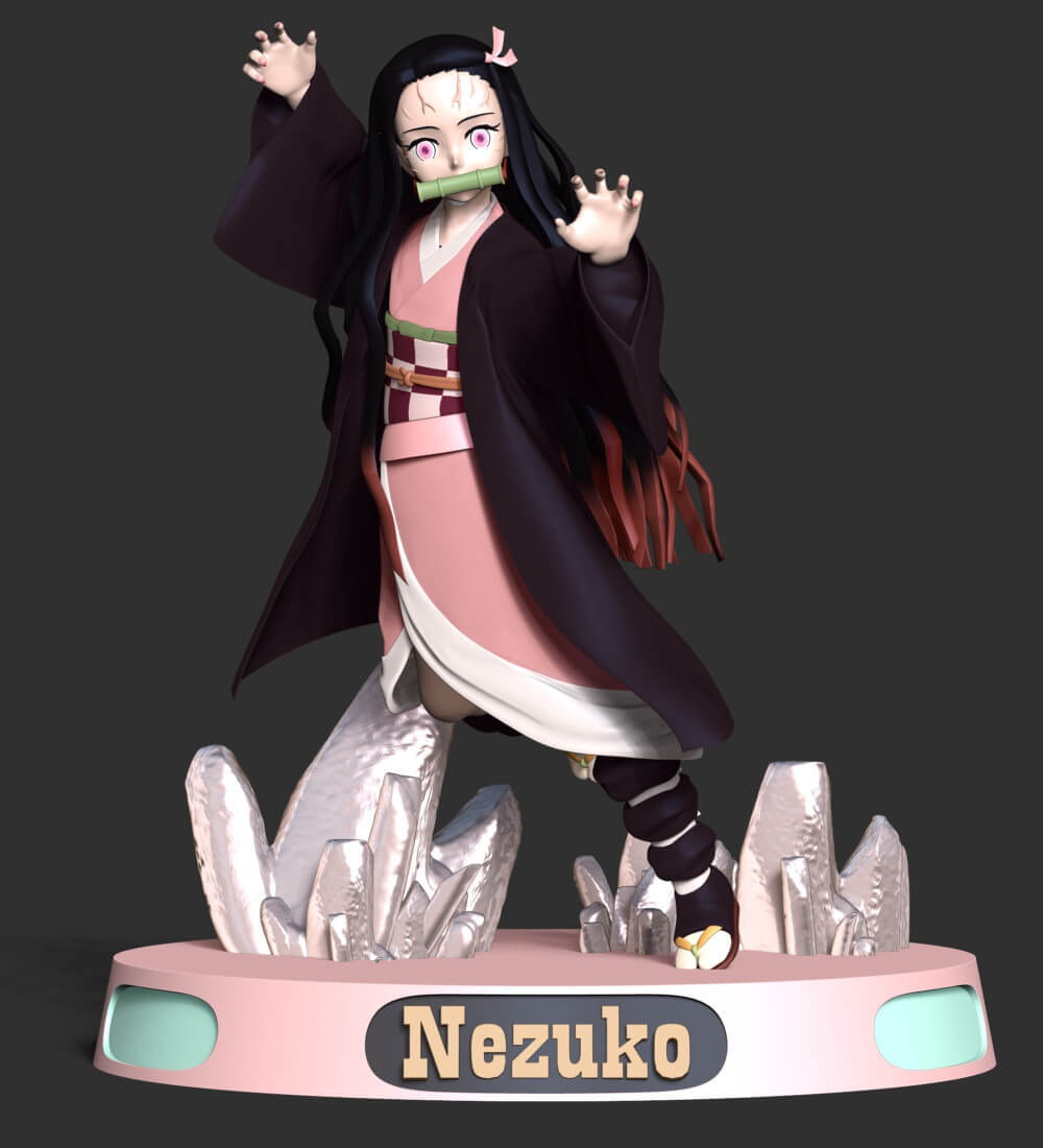 Nezuko - Demon Slayer Hinokami Chronicles 3D Model by Bon Bon Art