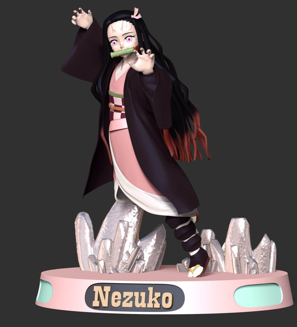 Nezuko - Demon Slayer Hinokami Chronicles 3D Model by Bon Bon Art