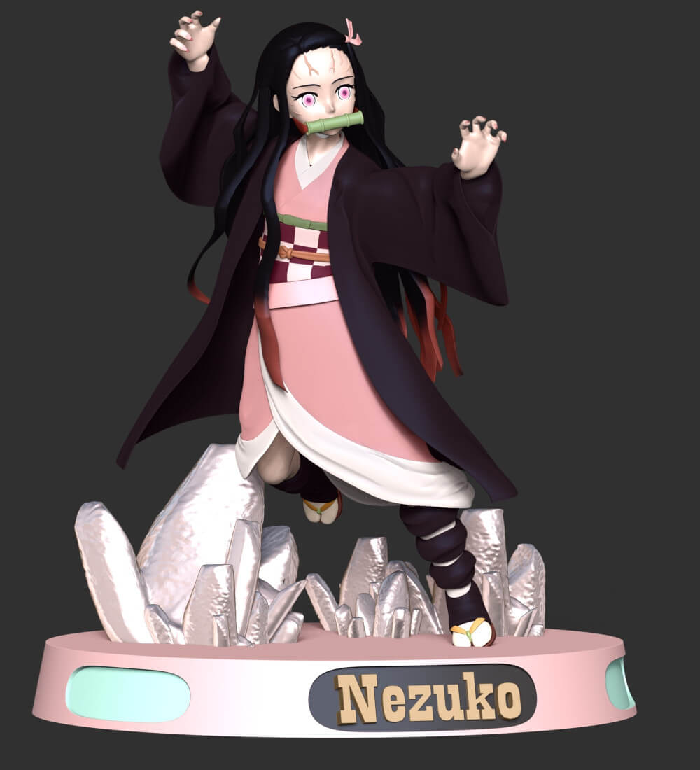 Nezuko - Demon Slayer Hinokami Chronicles 3D Model by Bon Bon Art
