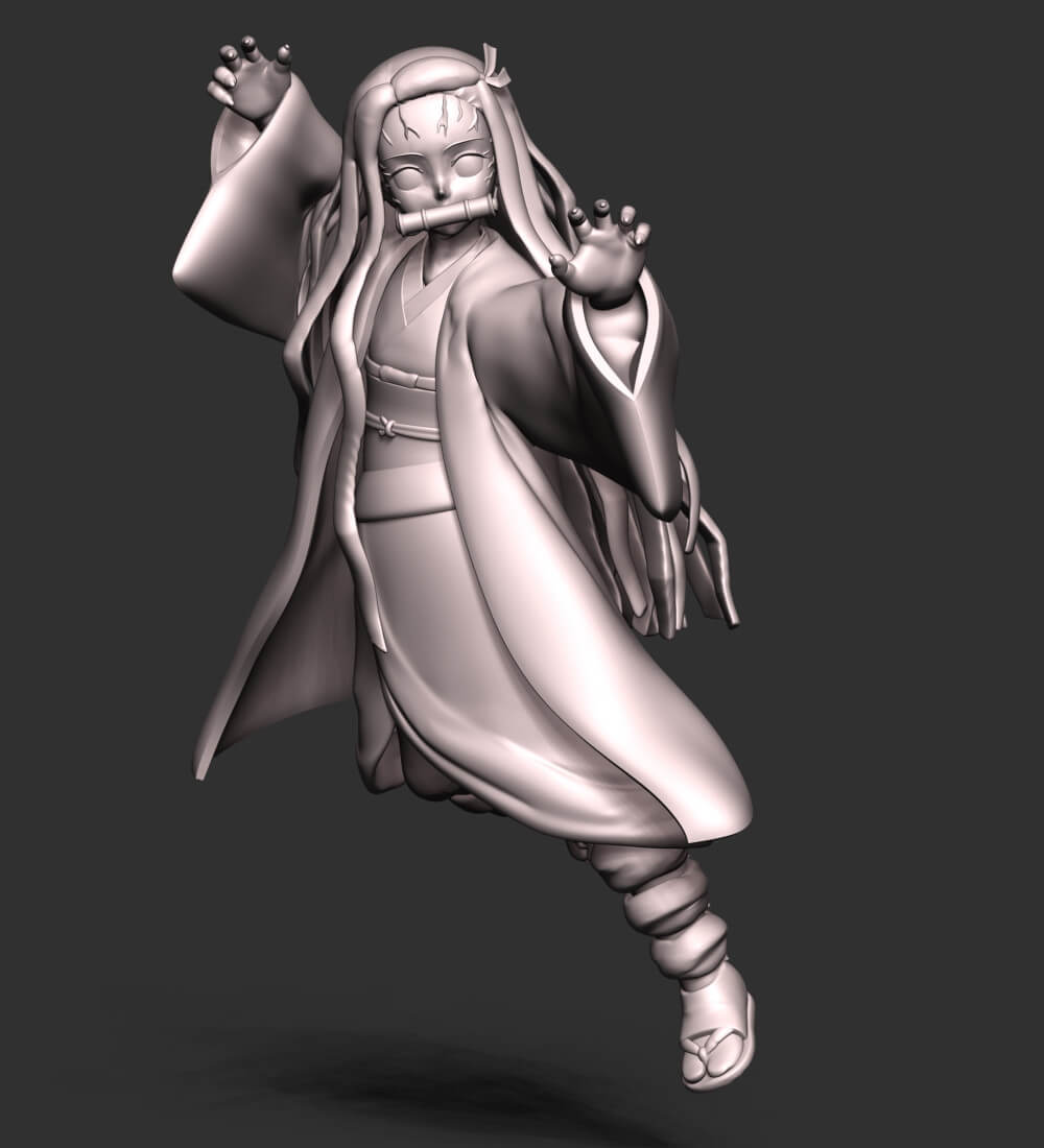 Nezuko - Demon Slayer Hinokami Chronicles 3D Model by Bon Bon Art