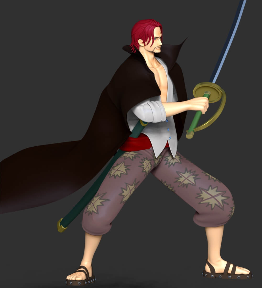 One Piece - Shanks 3D Model by Bon Bon Art