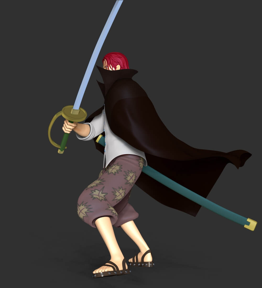 One Piece - Shanks 3D Model by Bon Bon Art